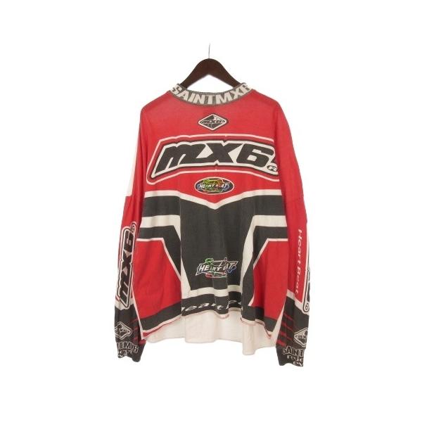 セントマイケル SAINTMICHAEL 25SS LS TEE MX 6 プリント Tシャツ 長袖 OS レッド SM-YS1-0000-019 ☆AA★ メンズ【ブランド】セントマイケル SAINTMICHAEL【表記サイズ】ONE S...