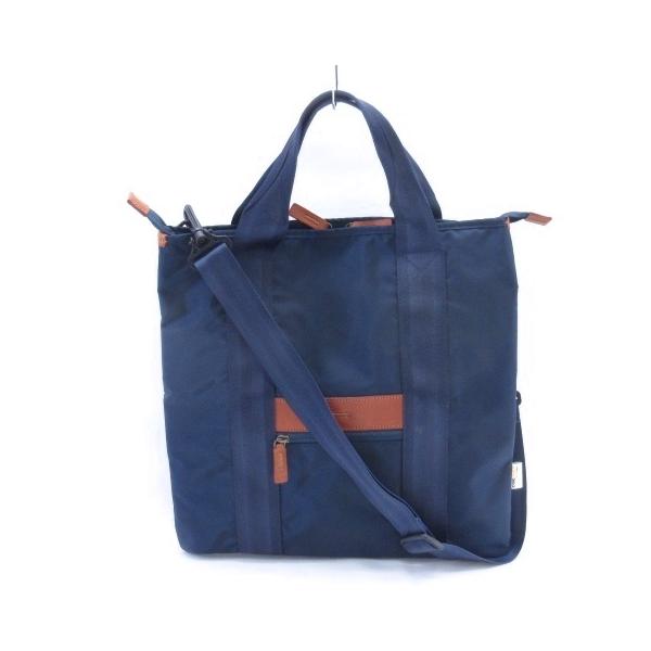 土屋鞄製造所 土屋鞄 CORDURA ECO 2wayスリムトート バッグ ショルダー ナイロン ネイビー メンズ レディース【ブランド】土屋鞄製造所 土屋鞄【実寸サイズ】持ち手の長さ：60cm　ヨコ：43cm　タテ：37cm　マチ：3.5...