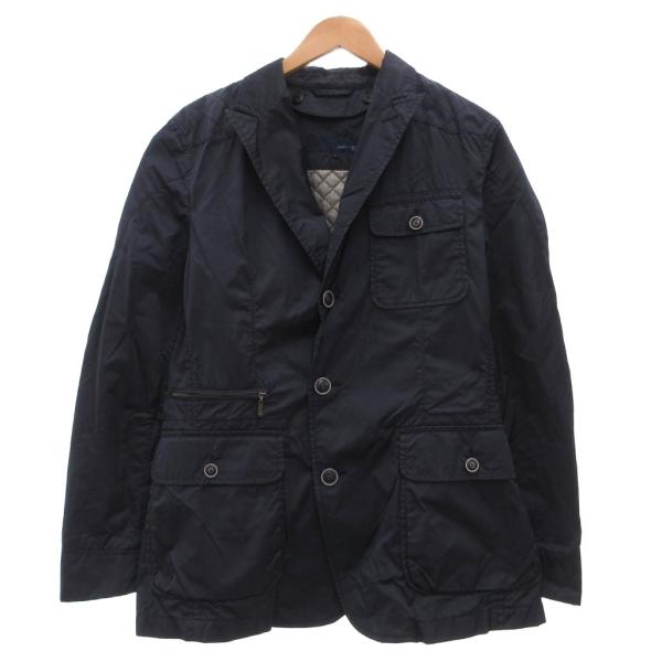 ジョセフアブード JOSEPH ABBOUD ジャケット 上着 L 紺 ネイビー 長袖 テーラードカラー フラップポケット /SC ■GY74 メンズ【ブランド】ジョセフアブード JOSEPH ABBOUD【表記サイズ】L【実寸サイズ】肩幅...