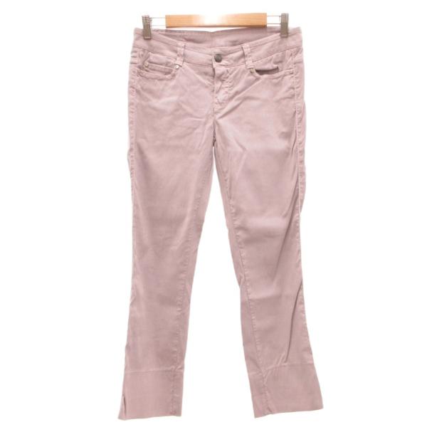 エルマノシェルビーノ ERMANNO SCERVINO パンツ 40 ラベンダー クロップド丈 ストレートシルエット ローライズ /SD ■GY74 レディース【ブランド】エルマノシェルビーノ ERMANNO SCERVINO【表記サイズ】...