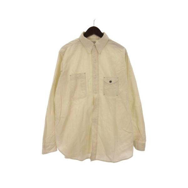 ビッグヤンク BIG YANK 1935 ORIGINAL CHAMBRAY シャンブレー シャツ 長袖 16.5 アイボリー 600-000-02/261 メンズ【ブランド】ビッグヤンク BIG YANK【表記サイズ】16 1/2【実寸サ...