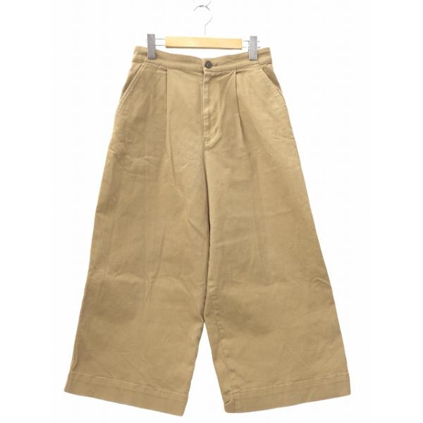 アンルート EN ROUTE ENR 1TK ワイドパンツ ジップフライ コットン タックパンツ 1  BIEGE ベージュ 7214-202-0403 レディース【ブランド】アンルート EN ROUTE【表記サイズ】レディース:1【実寸サ...