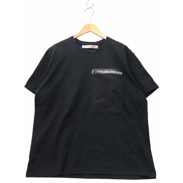 SOE READY TO WEAR ソーイレディトゥウェア ジップポケット クルーネック コットン Tシャツ 1 BLACK ブラック メンズ【表記サイズ】メンズ:1【実寸サイズ】肩幅：50.5cm　身幅：59.5cm　着丈：68.5cm　...