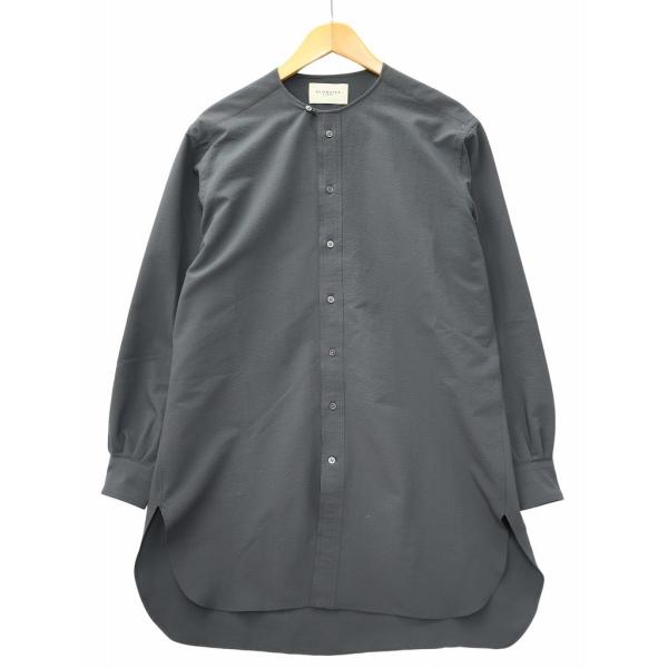 RAINMAKER KYOTO レインメーカー ノーカラー シャツ 3(S) KHAKI(カーキー) 春秋 メンズ【表記サイズ】メンズ:3(S)【実寸サイズ】肩幅：45.5cm　身幅：58cm　着丈：84cm　袖丈：56.5cm　　【素材】...