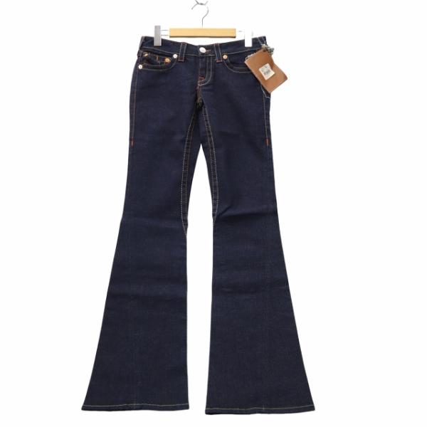 未使用品 トゥルーレリジョン TRUE RELIGION JOEY ジョーイ ジップフライ 5P ブーツカット デニムパンツ ジーンズ 27 INDIGO インディゴ TR10503-02 レディース【ブランド】トゥルーレリジョン TRUE...