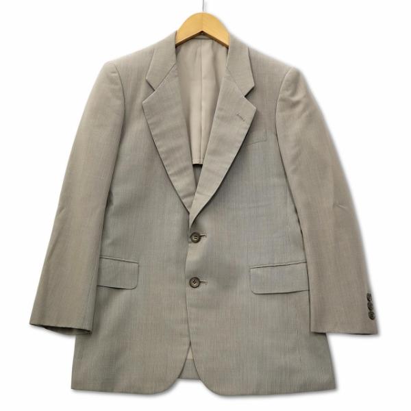 Julius CAESAR ウール リネン ブレンド シングル テーラード ジャケット 88A3 ベージュ メンズ【表記サイズ】メンズ　88A3【実寸サイズ】肩幅：40cm　身幅：46cm　着丈：68cm　袖丈：54cm　　【素材】表　ポリ...