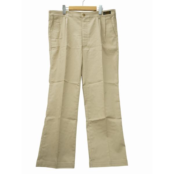VULGARIS ブルガリス ストレッチ スラックスパンツ 97 BEIGE(ベージュ) メンズ【表記サイズ】メンズ:97【実寸サイズ】ウエスト：96cm　もも幅：32.5cm　裾幅：22.3cm　股上：35cm　股下：74cm　　【素材】...
