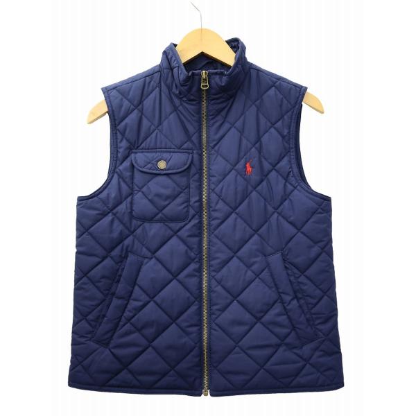 ポロ バイ ラルフローレン Polo by Ralph Lauren ポニー刺? キルティング ダウン ベスト M(10-12)150/76 NAVY(ネイビー) 秋冬 キッズ【ブランド】ポロ バイ ラルフローレン Polo by Ralp...