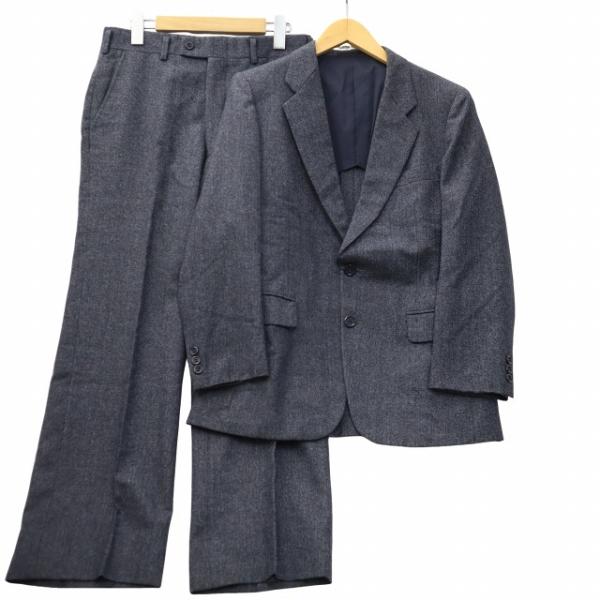 トロージャン TROJAN 開き見せ シングル 2B ウール テーラードジャケット スラックス セットアップ 88YA3 NAVY GRAY ネイビーグレー メンズ【ブランド】トロージャン TROJAN【表記サイズ】メンズ:88YA3【実寸...