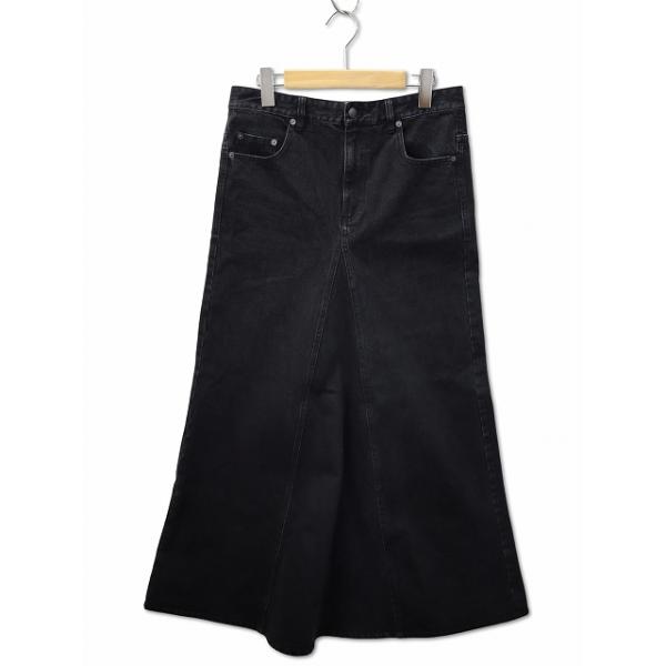 ティビ tibi BLACK DENIM GODET マキシ スカート 26 BLACK(ブラック) レディース【ブランド】ティビ tibi【表記サイズ】レディース:26【実寸サイズ】ウエスト　約76〜78cm　スカート丈　約100cm　【...