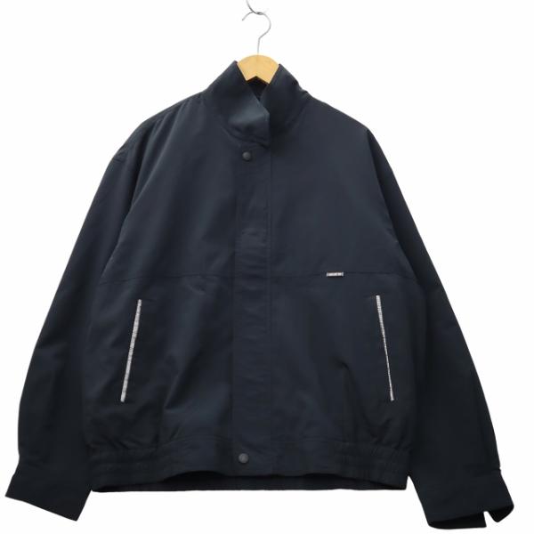 NICE HITTER ナイスヒッター ジップアップ 立ち襟 ブルゾン ジャケット L BLACK ブラック メンズ【表記サイズ】メンズ:L【実寸サイズ】肩幅：55cm　身幅：62.5cm　袖丈：58cm　着丈：67cm　　【素材】ポリエス...