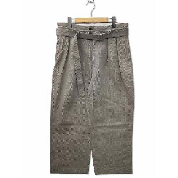 シーオール SEEALL 2 TUCK LAYERED PANTS 2タック レイヤード ワイド テーパード パンツ 48 GRAY BEIGE(グレーベージュ) メンズ【ブランド】シーオール SEEALL【表記サイズ】メンズ:48【実寸サ...