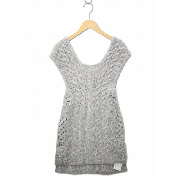 マメクロゴウチ  Mame Kurogouchi Multi-Pattern Cable Sleeveless Knitted Vest マルチパターン ケーブル ノースリーブ ニット ベスト 1【ブランド】マメクロゴウチ  Mame Ku...