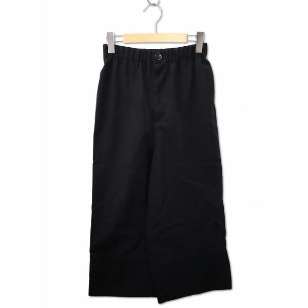 未使用品 エンフォルド ENFOLD CROPPED WIDE-TROUSERS クロップド ワイド トラウザー パンツ 36 BLACK(ブラック) レディース【ブランド】エンフォルド ENFOLD【表記サイズ】レディース:36【実寸サイ...