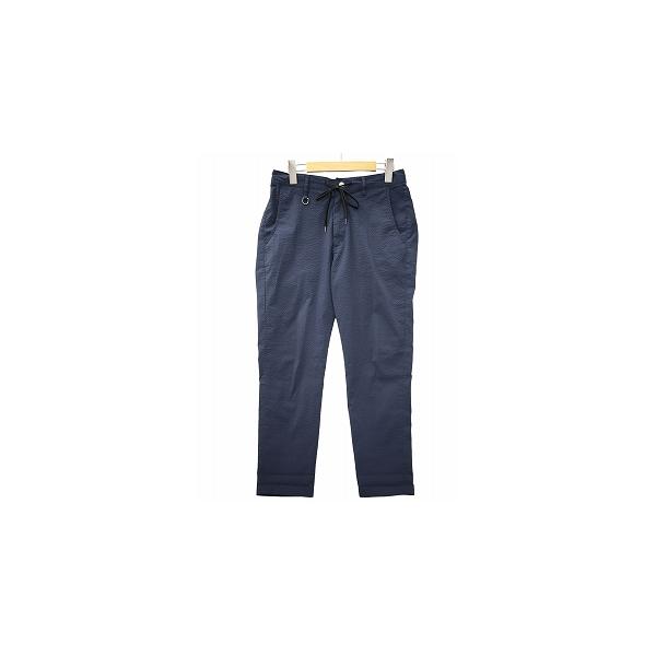 JEANS FACTORY Clothes ジーンズファクトリークローズ サッカー生地 テーパードパンツ M NAVY(ネイビー) メンズ【表記サイズ】メンズ:M【実寸サイズ】ウエスト：72-79cm　もも幅：29cm　裾幅：16cm　股上...
