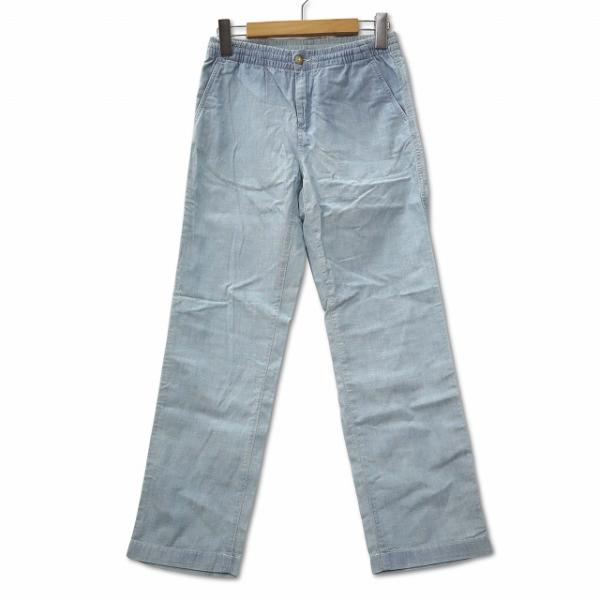 ポロ ラルフローレン POLO RALPH LAUREN ゴムウエスト コットン デニム パンツ 12 150 インディゴ キッズ【ブランド】ポロ ラルフローレン POLO RALPH LAUREN【表記サイズ】キッズ　150【実寸サイズ】...