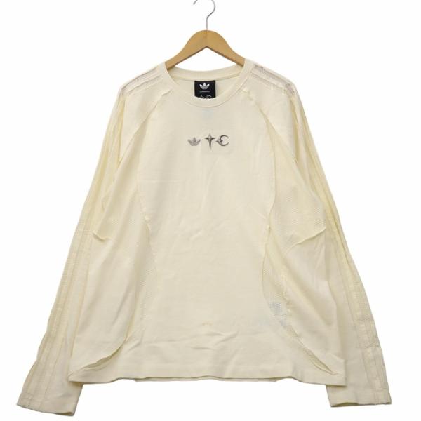 adidas × Thug Club 2025AW TEAMGEIST LONG SLEEVE T-SHIRT チームガイスト ロングスリーブ Tシャツ L CREAM WHITE クリームホワイト KC2198 メンズ【ブランド】アディダ...