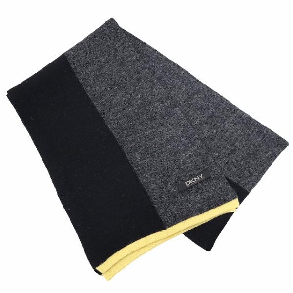 ダナキャランニューヨーク DKNY ツートーンカラー マフラー BLACK/CHARCOAL(ブラック/チャコール) 秋冬 メンズ レディース【ブランド】ダナキャランニューヨーク DKNY【表記サイズ】ユニセックス【実寸サイズ】全長（フリン...