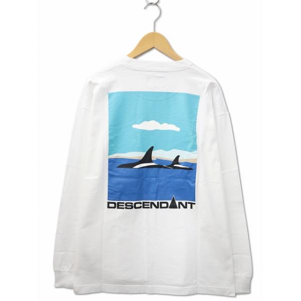 未使用品 ディセンダント DESCENDANT 2025SS ENVIRONMENT ORGANIC COTTON LS クルーネック バックプリント ロングスリーブ Tシャツ ロンT 1【ブランド】ディセンダント DESCENDANT【表...