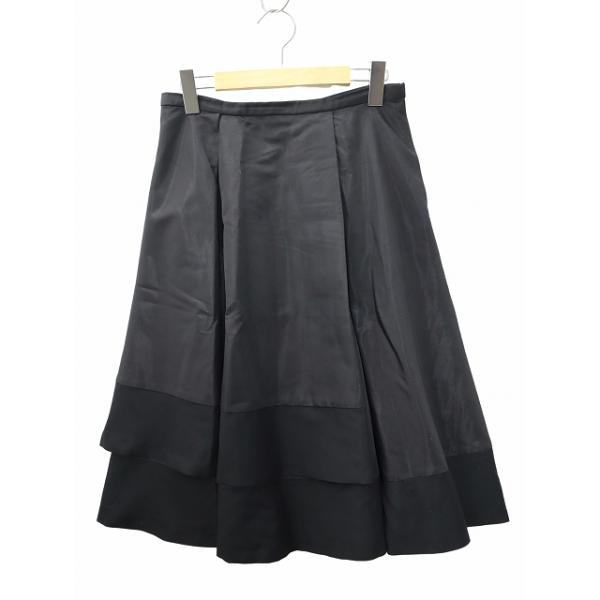 オースチン リード Austin Reed タック入り フレア ロングスカート 40 BLACK(ブラック) レディース【ブランド】オースチン リード Austin Reed【表記サイズ】レディース:40【実寸サイズ】ウエスト：70cm　ヒ...