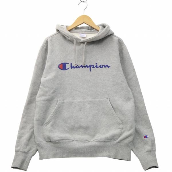 チャンピオン CHAMPION Pull Over Hoody Parker プルオーバー フーディ パーカー L GRAY グレー C3-Q107 メンズ【ブランド】チャンピオン CHAMPION【表記サイズ】メンズ:L【実寸サイズ】肩幅...