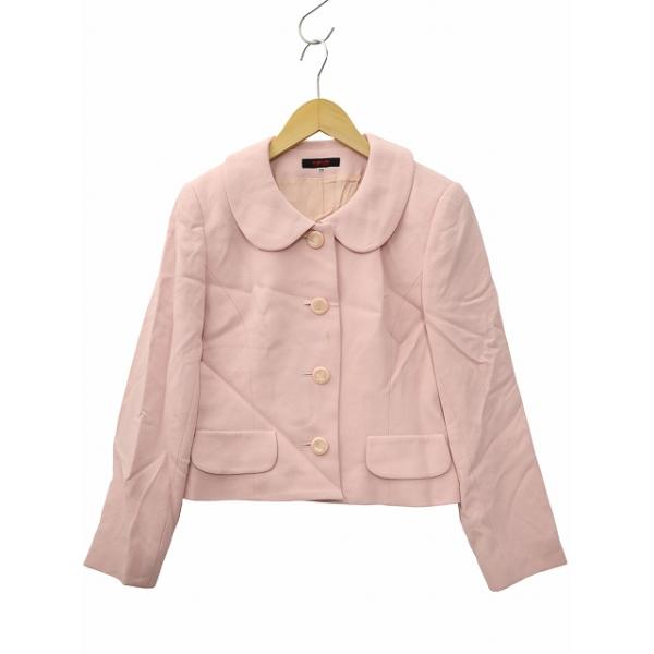 mam'zelle GRAN YAMAKI マムゼル グランヤマキ セレモニースーツ ジャケット 38(M) PINK(ピンク) レディース【表記サイズ】レディース:38(M)【実寸サイズ】肩幅：38.5cm　身幅：46cm　袖丈：54.5...