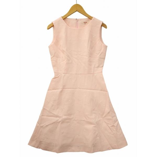 mam'zelle GRAN YAMAKI マムゼル グランヤマキ フラワー刺繍 ノースリーブ ワンピース 38(M) PINK(ピンク) 春夏 レディース【表記サイズ】レディース:38(M)【実寸サイズ】肩幅：35.5cm　身幅：44cm...