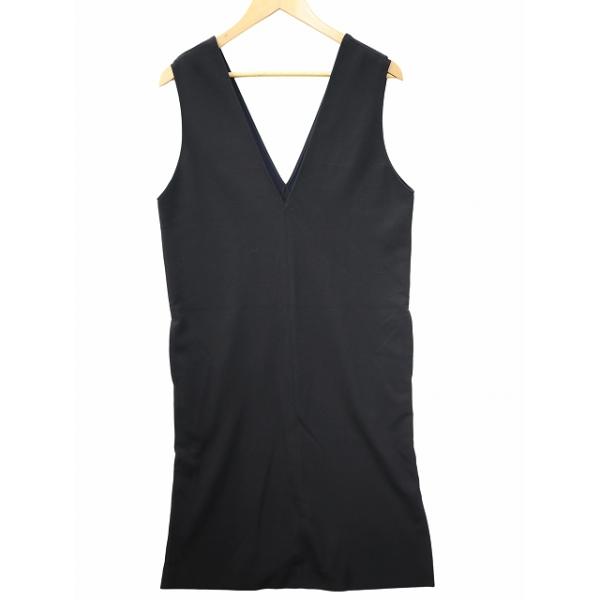 セオリー Theory Double Knit LT V Neck DR ダブルニット ライト Vネック ドレス ジャンパースカート S BLACK(ブラック) レディース【ブランド】セオリー Theory【表記サイズ】レディース:S【実寸...