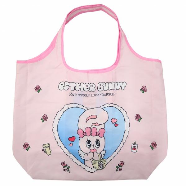 Maison de FLEUR メゾンドフルール Esther Bunny エコバッグ C PINK(ピンク) レディース【実寸サイズ】約高さ580mm×幅480mm　【素材】ポリエステル【色】PINK(ピンク)【状態】この商品には下記のよ...