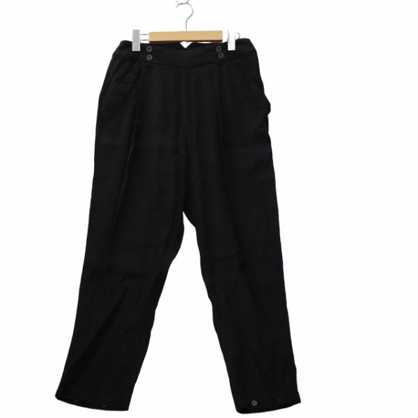 未使用品 パドカレ pas de calais リネン レーヨン テーパードパンツ 36 BLACK ブラック 13-80-8426-180 レディース【ブランド】パドカレ pas de calais【表記サイズ】レディース:36【実寸サイ...
