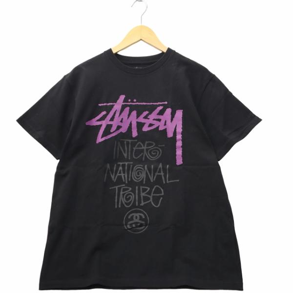 ステューシー STUSSY ワールドツアー Local Color OKYM ローカルカラー 岡山 クルーネック グラフィック Tシャツ L BLACK ブラック メンズ【ブランド】ステューシー STUSSY【表記サイズ】メンズ:L【実寸サ...