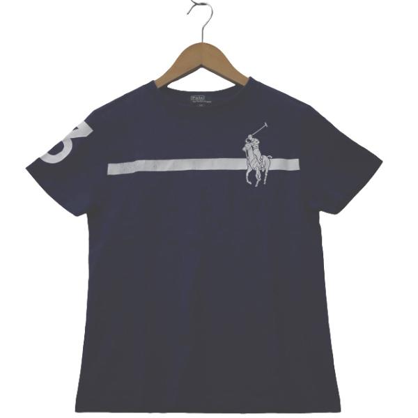 ポロ バイ ラルフローレン Polo by Ralph Lauren プリント 半袖 クルーネック コットン Tシャツ 140 NAVY ネイビー キッズ【ブランド】ポロ バイ ラルフローレン Polo by Ralph Lauren【表記...