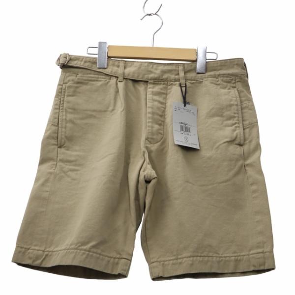 トッドスナイダー TODD SNYDER ボタンフライ コットン ショートパンツ ショーツ 28 BEIGE ベージュ 577-6140013 メンズ【ブランド】トッドスナイダー TODD SNYDER【表記サイズ】メンズ:28【実寸サイズ...