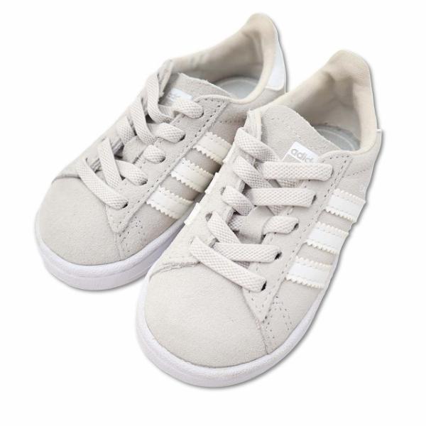 アディダス adidas CAMPUS EL I スエード スニーカー コートシューズ BY9595 グレー 130 キッズ【ブランド】アディダス adidas【表記サイズ】キッズ JPN130　US6K【実寸サイズ】最大幅：6.7cm　ア...