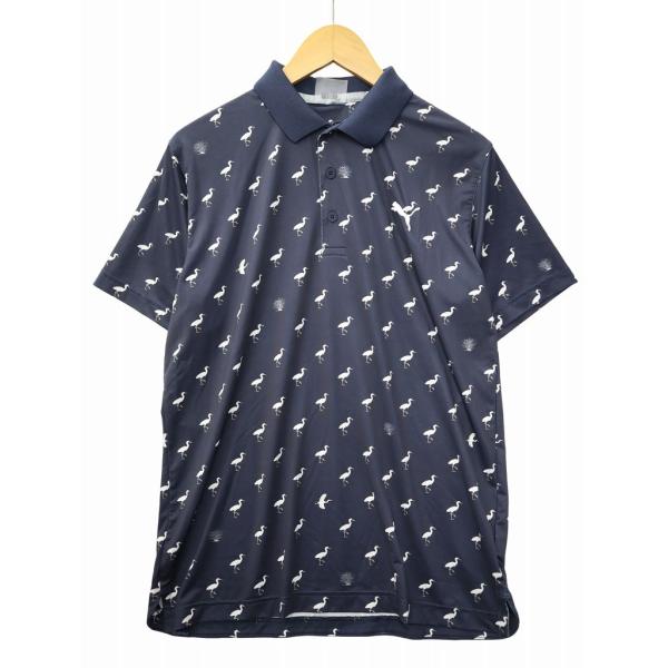 プーマ PUMA PUMA GOLF MATTR フラミンゴ AOP 半袖 ポロシャツ M CHARCOAL/NAVY(チャコール/ネイビー) 春夏 メンズ【ブランド】プーマ PUMA【表記サイズ】メンズ:M【実寸サイズ】肩幅：43cm　身...