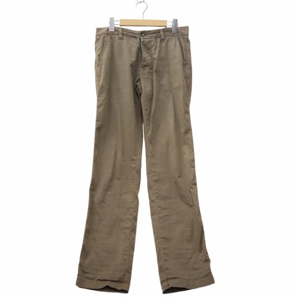Blauer ブラウアー ボタンフライ テーパード コットン パンツ 29 BROWN ブラウン メンズ【表記サイズ】メンズ:29【実寸サイズ】ウエスト：81cm　もも幅：29.5cm　裾幅：18.5cm　股上：20cm　股下：82cm　　...