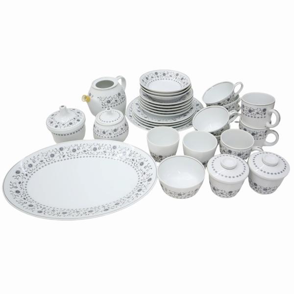 Noritake ノリタケ ヴィンテージ Silver Queen シルバークイーン シリーズ 食器 まとめ 合計25点セット 白磁/紺/プラチナ彩 その他【表記サイズ】-【実寸サイズ】直径:約22.5cm　高さ:4cm　　直径:約17.8...