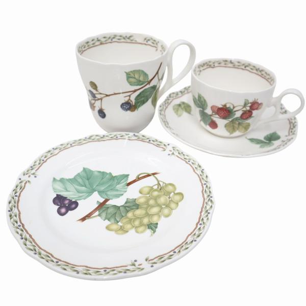 Noritake ノリタケ ROYAL ORCHARD ロイヤルオーチャード カップ＆ソーサー / マグカップ / 17cmパン皿 4点セット その他【表記サイズ】-【実寸サイズ】カップ　口径:約8.5cm　高さ:約6.5cm　ソーサー　直...
