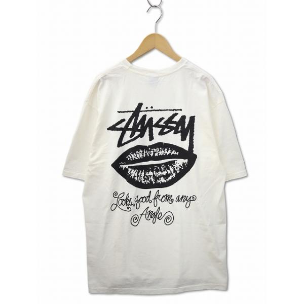 未使用品 ステューシー STUSSY 1905196 ANY ANGLE PIG. DYED TEE クルーネック バック プリント 半袖 Tシャツ XL NATURAL(ナチュラル)【ブランド】ステューシー STUSSY【表記サイズ】メン...