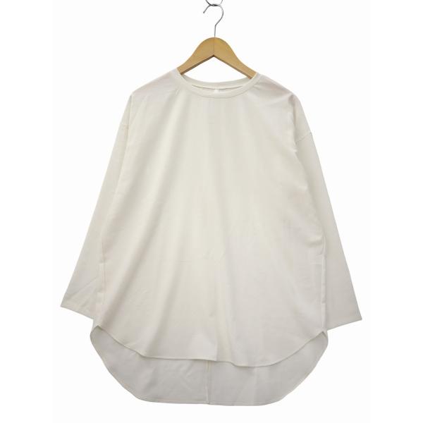 Dignite collier ディニテコリエ ストレッチ シフォン ブラウス F OFFWHITE(オフホワイト) 春夏 レディース【表記サイズ】レディース:F【実寸サイズ】肩幅：56.5cm　身幅：59cm　着丈：74.5cm　袖丈：4...
