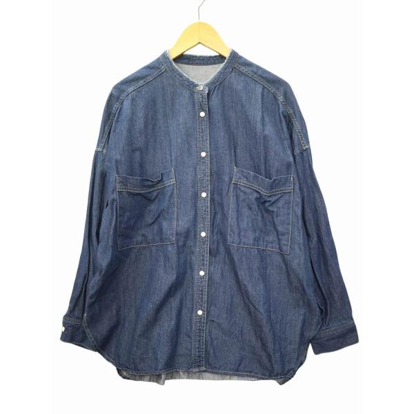 アーバンリサーチ ドアーズ URBAN RESEARCH DOORS デニム バンドカラー シャツ M INDIGO(インディゴ) 春秋 レディース【ブランド】アーバンリサーチ ドアーズ URBAN RESEARCH DOORS【表記サイズ...