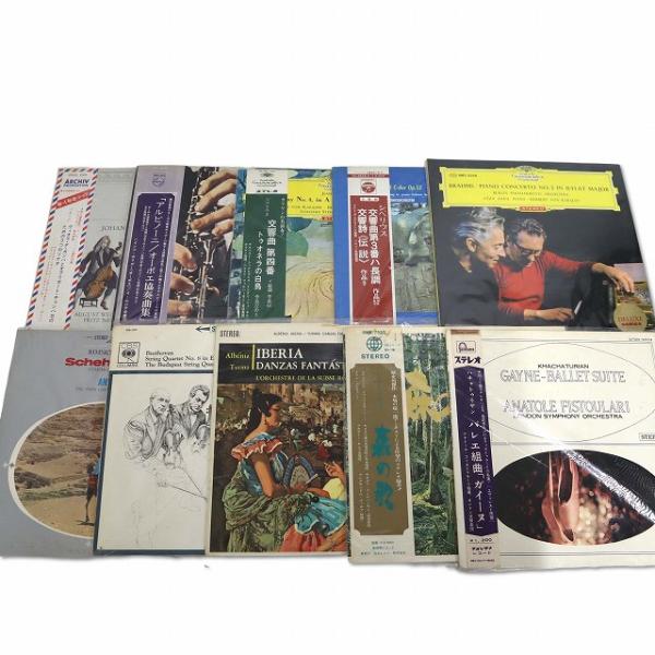 クラシック 交響曲 レコード まとめ売り 10枚 ブラームス バッハ ベートーベン 他 【表記サイズ】-【実寸サイズ】12インチ(約30cm)　【素材】-【色】-【仕様】12インチ【状態】※長期保管品です。　状態未確認でのお渡しとなります。...