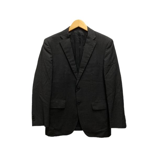 SPEZZATO ジャケット ブレザー Vネック 羊毛 モヘヤ混 無地 裏地 長袖 AB5 グレー メンズ【表記サイズ】AB5【実寸サイズ】肩幅：43cm　身幅：46cm　袖丈：56.5cm　　【素材】表地：羊毛90%　      モヘヤ1...