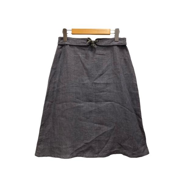 アンヌウィリー ANNE WILLI スカート フレア 台形 リボン 無地 膝丈 1 青 ブルー レディース【ブランド】アンヌウィリー ANNE WILLI【表記サイズ】1【実寸サイズ】ウエスト：72cm　ヒップ：106cm　スカート丈：6...