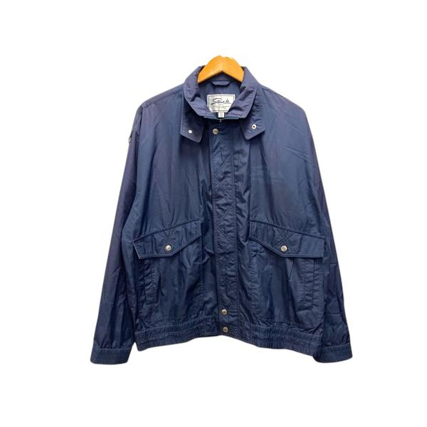 stowe USA  ジャンパー ブルゾン アウター ナイロン 長袖 LL 紺 ネイビー レディース【表記サイズ】LL【実寸サイズ】肩幅：53cm　身幅：62cm　袖丈：59cm　着丈：69cm　　【素材】表地：ポリエステル100%　背裏：...