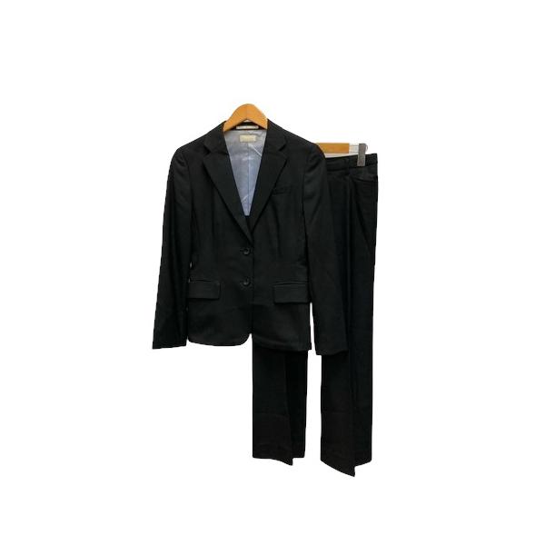 カンサイマン フォーＬ コレクション  forl collection スーツ  セットアップ フォーマル シングル ジャケット パンツ ビジネス  M  黒 ブラック レディース【表記サイズ】9AR【実寸サイズ】ジャケット 肩幅：38.5...