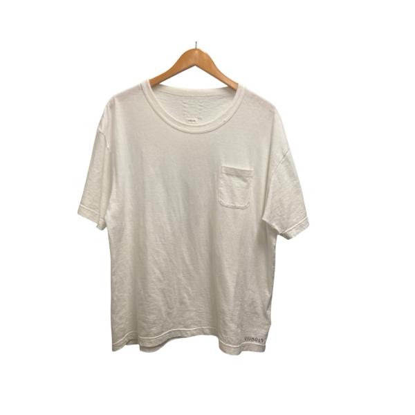 ビズビム VISVIM 0121105010024 21SS Tシャツ 半袖 JUMBO TEE S/S 染加工 3 白 ホワイト メンズ【ブランド】ビズビム VISVIM【表記サイズ】3【実寸サイズ】肩幅：55cm　身幅：55cm　着丈：...