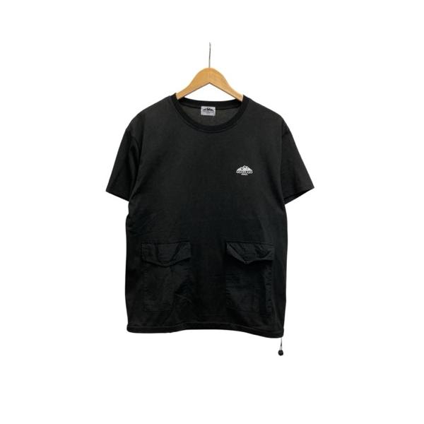 グラスランド GRASSLAND Tシャツ 半袖 クルーネック ロゴ刺繍 CA-5592 L 黒 ブラック メンズ【表記サイズ】L【実寸サイズ】肩幅：48cm　身幅：52cm　着丈：66cm　袖丈：19cm　　【素材】写真をご参照ください。...