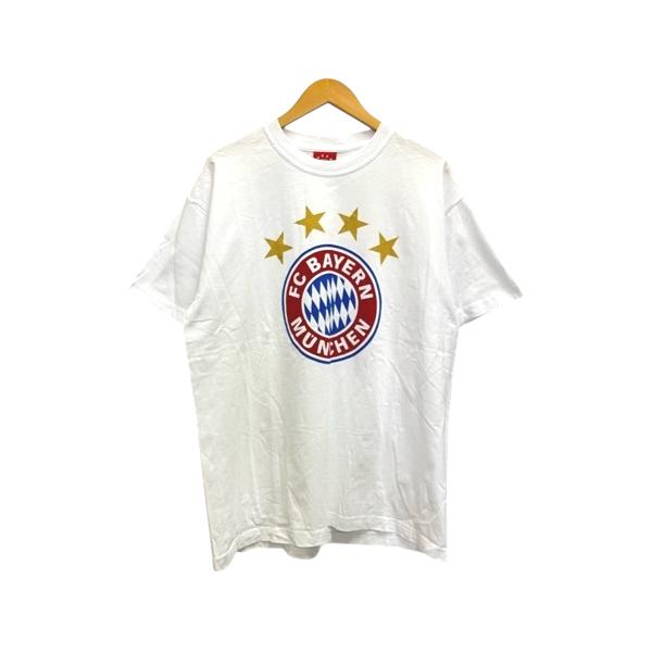 FC BAYEAN MUNCHEN Tシャツ カットソー クルーネック プリント 半袖 M 白 ホワイト マルチカラー メンズ【表記サイズ】M【実寸サイズ】肩幅：51cm　身幅：53cm　着丈：69cm　袖丈：19cm　　【素材】コットン1...
