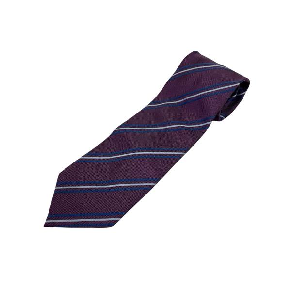 ジャネッリ GIANNELLI ネクタイ レギュラータイ 総柄 絹 シルク 光沢 紫 パープル 紺 ネイビー ライトブルー マルチカラー メンズ【実寸サイズ】全長 153.5cm　幅 8.4cm　【素材】シルク 100％【色】紫 紺 ライト...